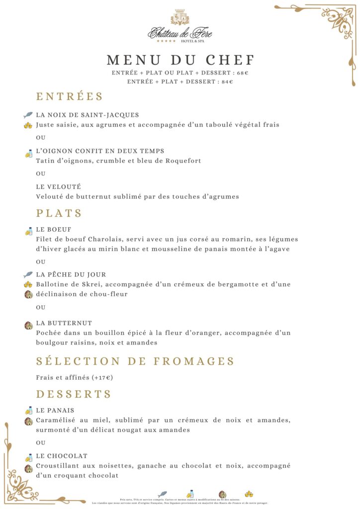 Restauration | Chateau de Fere